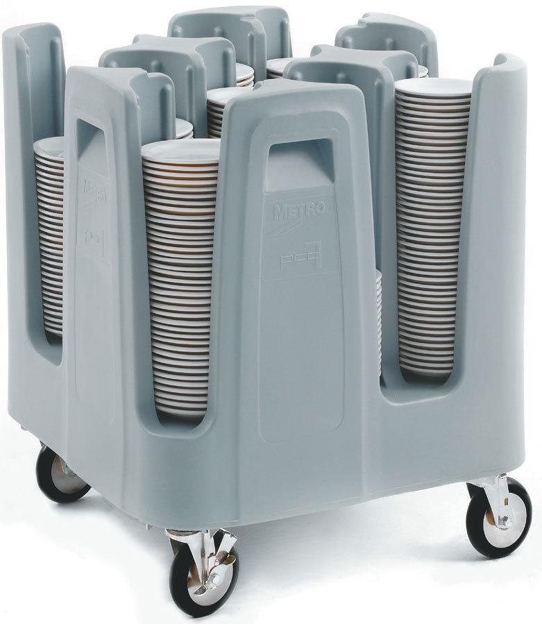 Metro PCD7, Dish Dolly "Poker Chip", Polymer, Holds Up To 360 Dishes ...