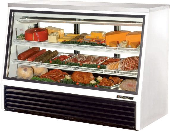 True TSID-72-3, 72" Refrigerated Deli Display Case, Single Duty