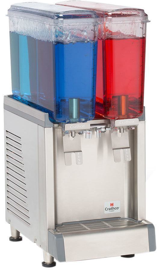Crathco CS-4E-16-S, Quadruple 2.4 Gallon Electric Refrigerated Juice ...