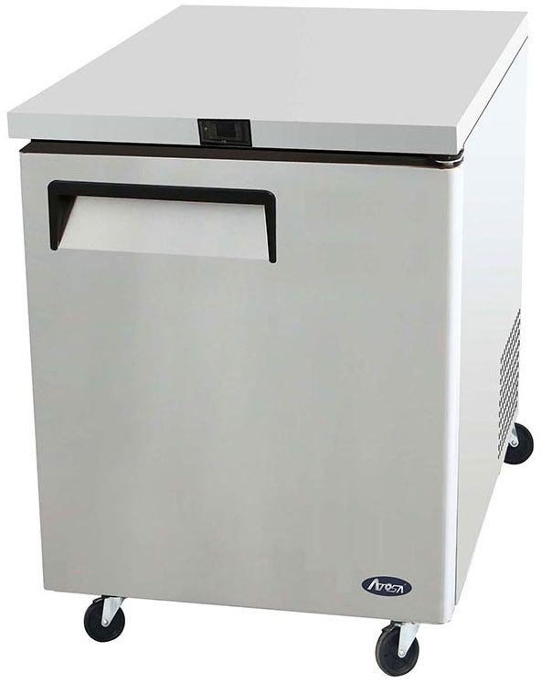 Atosa MGF8401GR, 27" 1 Solid Door Undercounter Refrigerator