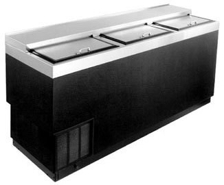 Glastender ST72-B, 72" Deep Well Beer Bottle Cooler, Horizontal