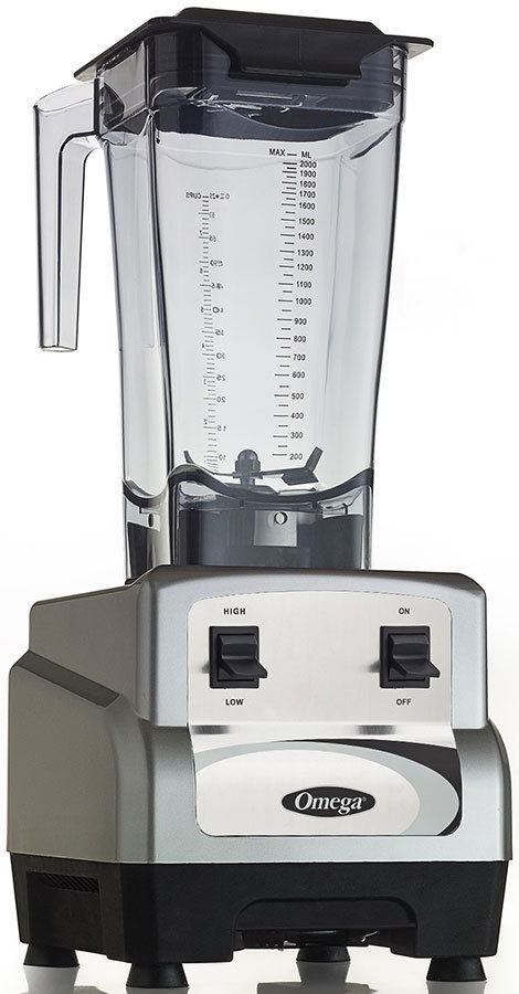Omega OM6160S, 64 oz Commercial Food Blender, 3 HP, 2 Speed