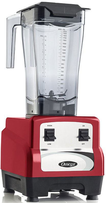 Omega OM6160R, 64 oz Commercial Food Blender, 3 HP, 2 Speed