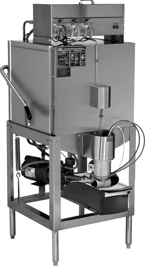 CMA Dishmachines AH-2, 40 Rack/Hr Door Type Dishwasher, Low Temperature ...