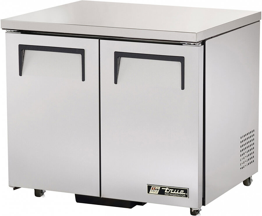 True TUC-36-ADA-HC, 36" 2 Solid Door Undercounter Refrigerator, ADA