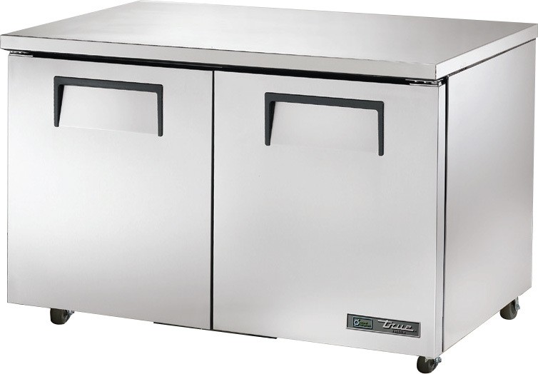 True TUC-48F-ADA-HC, 48" 2 Solid Door Undercounter Freezer, ADA