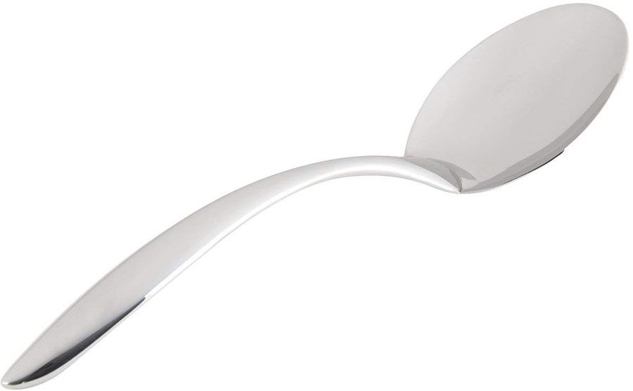 Bon Chef 9463, 18/8 Stainless Steel 9.75" EZ Use Banquet Serving Spoon
