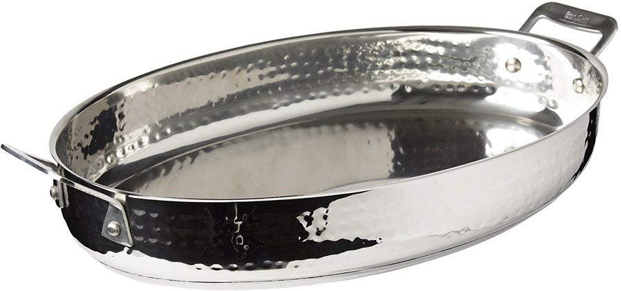 Bon Chef 60018HF, 15.4" Cucina Au Gratin Dish, Stainless Steel ...