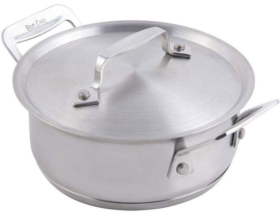 Bon Chef 60025, 40 oz. Cucina Side Dish Pot, Stainless Steel