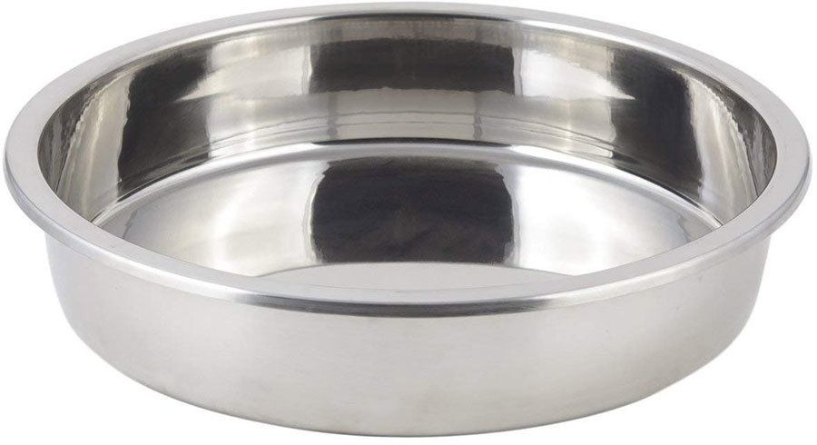 Bon Chef 60031, 4 Quart Stainless Steel Round Braiser Food Pan Insert