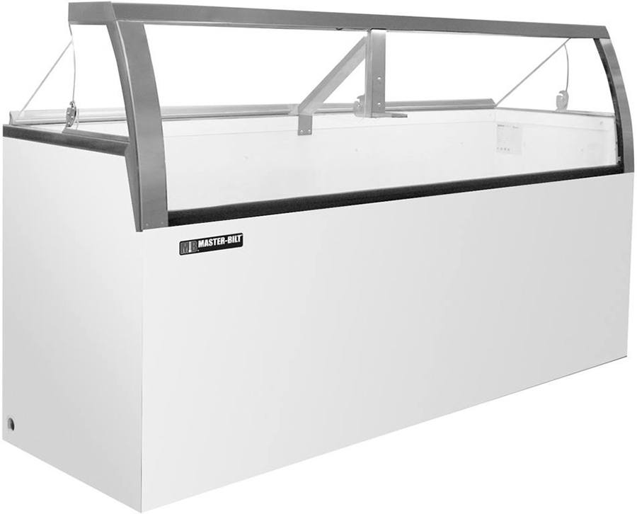 Master-Bilt DD-46LCG, 47.75" Ice Cream Dipping Cabinet, Low Curved ...