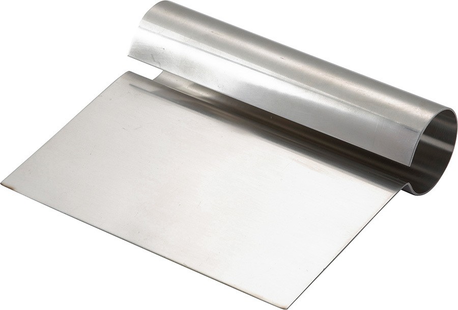 Winco DSC-1, 5.25" x 4.25" Stainless Steel Dough Scraper