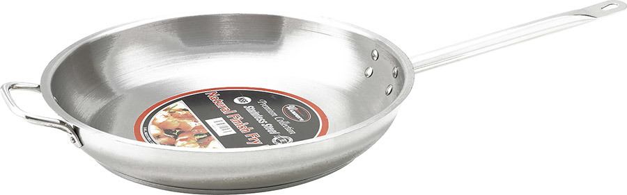 Winco SSFP-12, 12.5" Induction Ready Stainless Steel Fry Pan