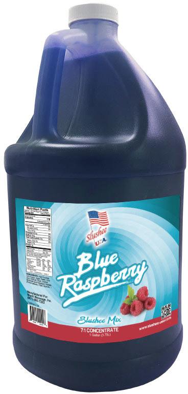 Slushee USA 71BRMG1M, 1 Gallon Blue Raspberry Slushy Mix (4/case)