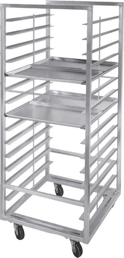 Channel Manufacturing 413A-DOR, 24 Pan Roll-In Oven Aluminum Bun ...