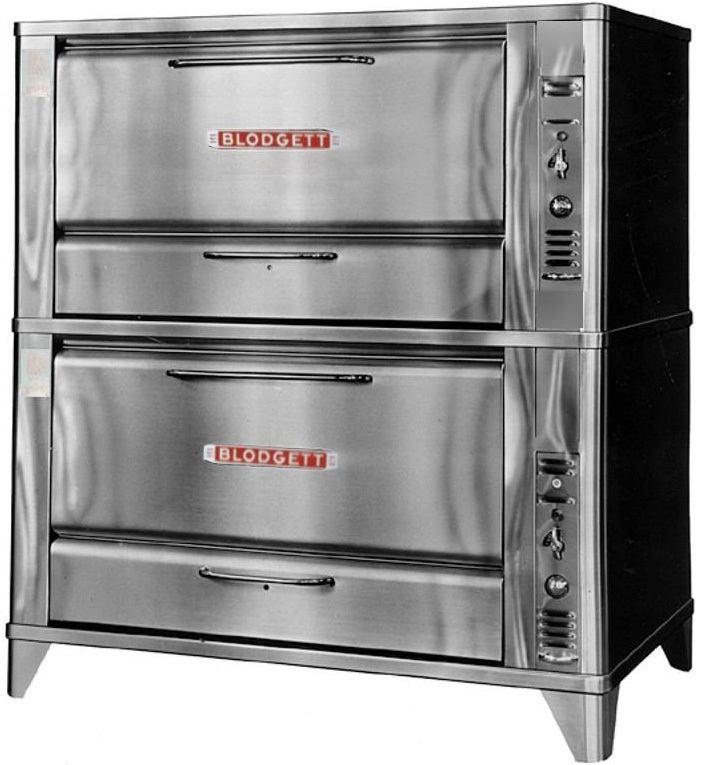 Blodgett 966 DOUBLE, 100,000 Btu Gas Double Deck Oven w/ Draft Diverter