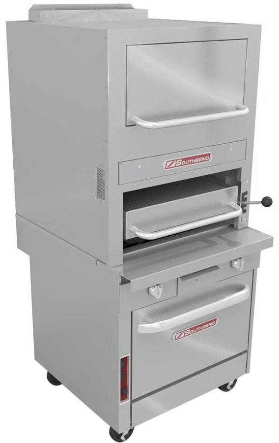 Southbend P32D-3240, 149,000 Btu Gas Broiler w/ Finishing Oven ...