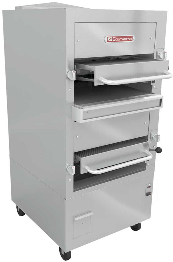 Southbend 234R, 220,000 Btu Gas Broiler, Free Standing, Double Deck