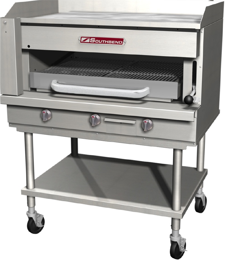 Southbend SSB-45, 126,000 Btu Gas Broiler w/ 41" Griddle Top, Free ...