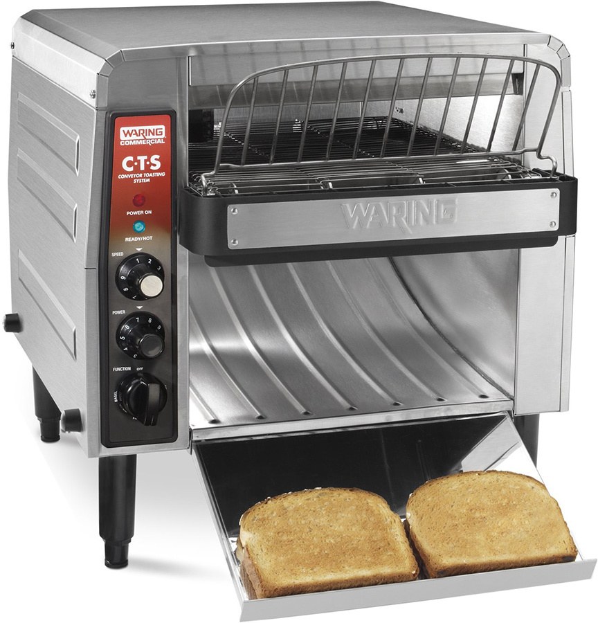 Waring CTS1000B 1,000 Slices/Hr Conveyor Toaster (Free Shipping)