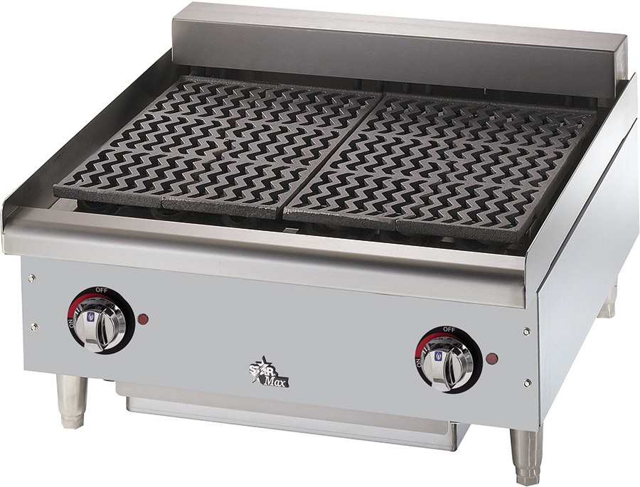 Star Mfg 5124CF, 24" Countertop Electric Charbroiler, Radiant, 208v, 6.6 kW