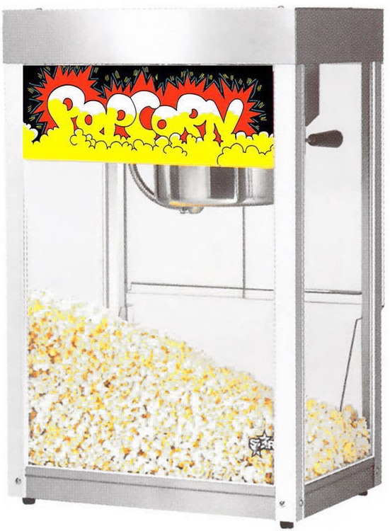 Star Mfg 39S-A, 6 oz. Popcorn Popper & Merchandiser