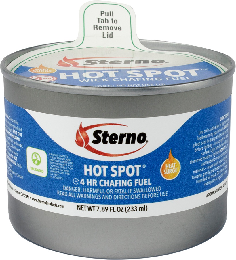 Sterno Products 10115, 4 Hour Hot Spot® Chafing Fuel w/ Heat Surge (24 ...