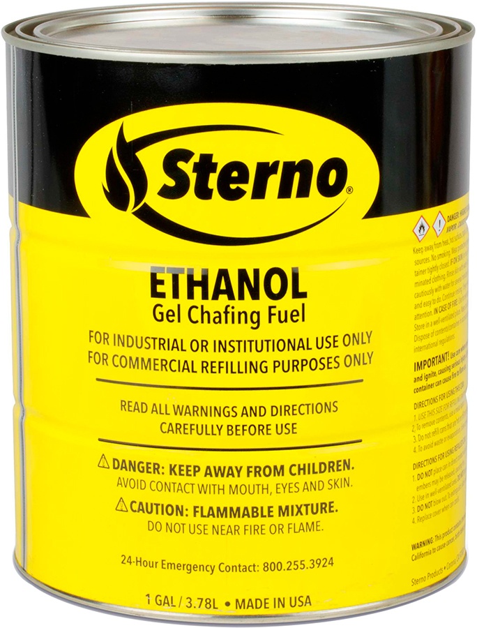 Sterno Products 20266, 1 Gallon Ethanol Gel Chafing Fuel (4/Case)