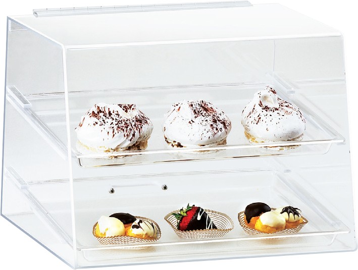 Cal-Mil 254, 2 Tier Bakery Display Case w/ Rear Door