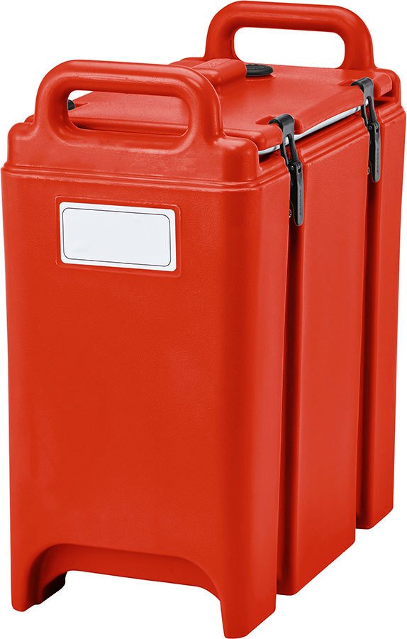 Cambro 350LCD158, 3 3/8 Gallon Insulated Soup Carrier, Red