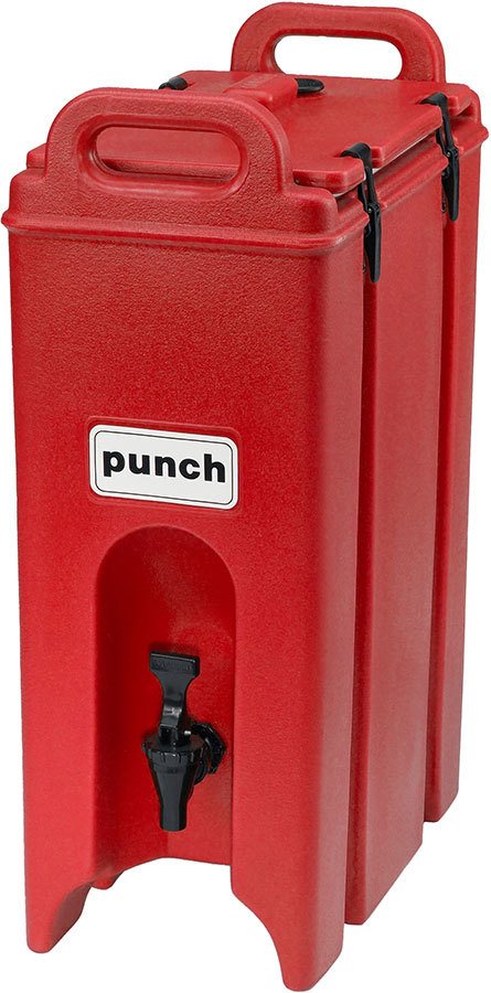 Cambro 500LCD158 Red Insulated Beverage Dispenser