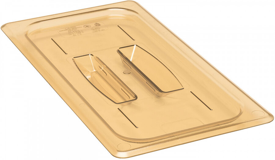 Cambro 30HPCH150, 1/3 Size Amber H-Pan™ Polycarbonate High Heat Solid ...