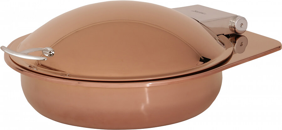 Spring USA 2172-5/37, 6 Quart Round Stainless Steel Induction Chafer ...
