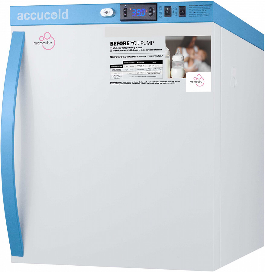 Accucold MLRS1MC MOMCUBE Breast Milk Refrigerator