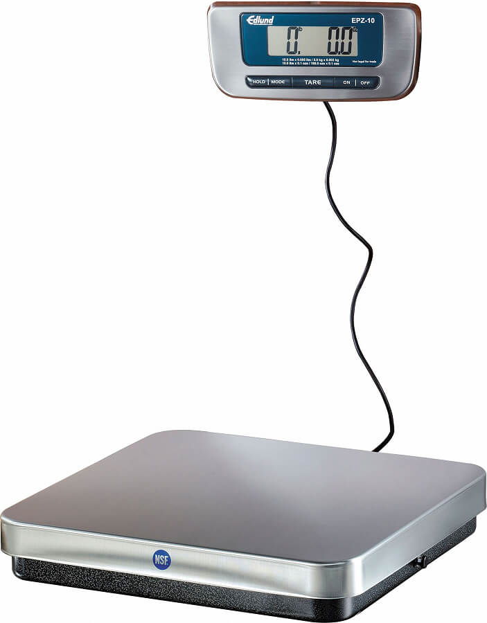 Edlund EPZ-20H (57220), 20 lb Digital Pizza Scale w/ Foot Tare Switch