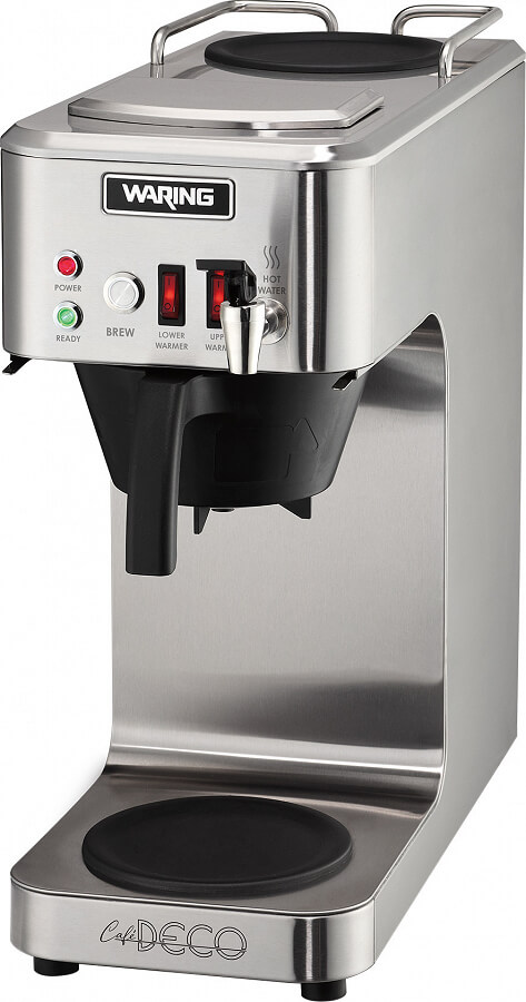 Waring WCM50P, Café DECO Automatic Coffee Brewer w/ 2 Warmers, 120v