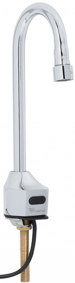 T&S Brass EC-3100-HG, Deck Mount Electronic Hands-Free Gooseneck Faucet