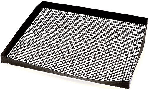 Merrychef 32Z4054, PTFE (Teflon) 11 1/2" x 13 1/2" x 1" Black Open Mesh ...