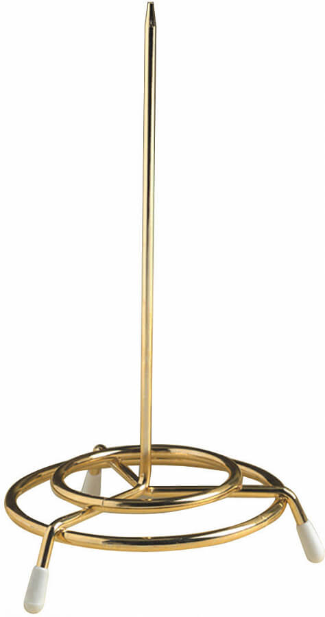 American Metalcraft GCS37, 3" x 6" Brass Plated Check Spindle