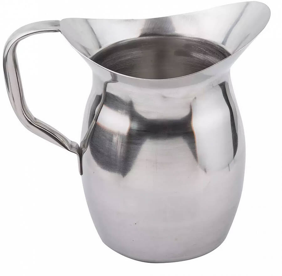 TableCraft 203, 3 Qt Stainless Steel Bell Water Pitcher