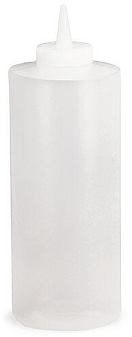 TableCraft 32C, 32 oz Cone Tip Polyethylene Squeeze Bottle, Clear