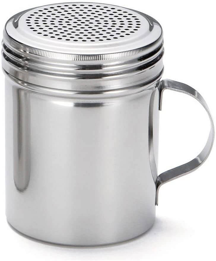 TableCraft H159, 10 oz Stainless Steel Dredge w/ Handle