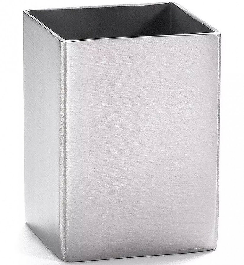 TableCraft 1156, 2" x 2" x 2 3/4" Stainless Steel Sugar Packet Holder