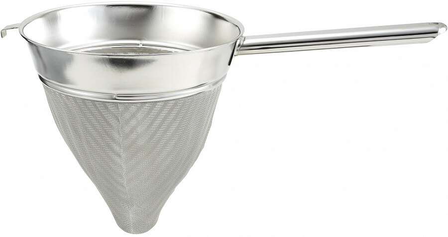 Winco CCB-10, 10" Stainless Steel Extra Fine Mesh Bouillon Strainer