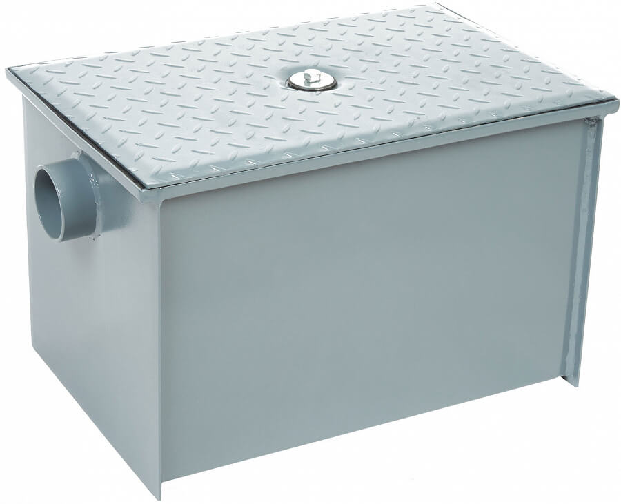 Watts WD-20, 40 Lb Steel Grease Interceptor, 20 GPM