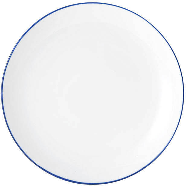 Mikasa Hospitality 5256492, 9" Bistro Vitrified Porcelain Plate, White ...
