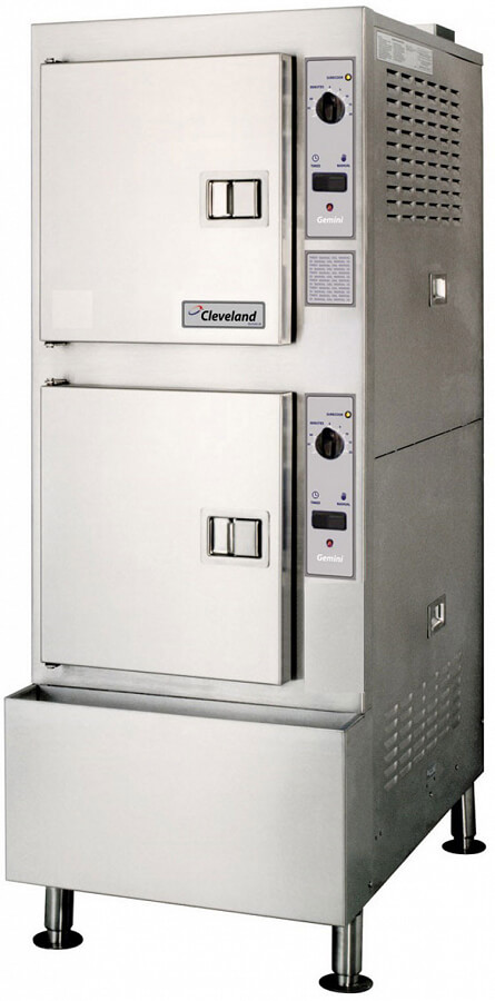 Cleveland Range 24CGA10, 10 Pan SteamCraft Ultra 10 Freestanding Gas ...