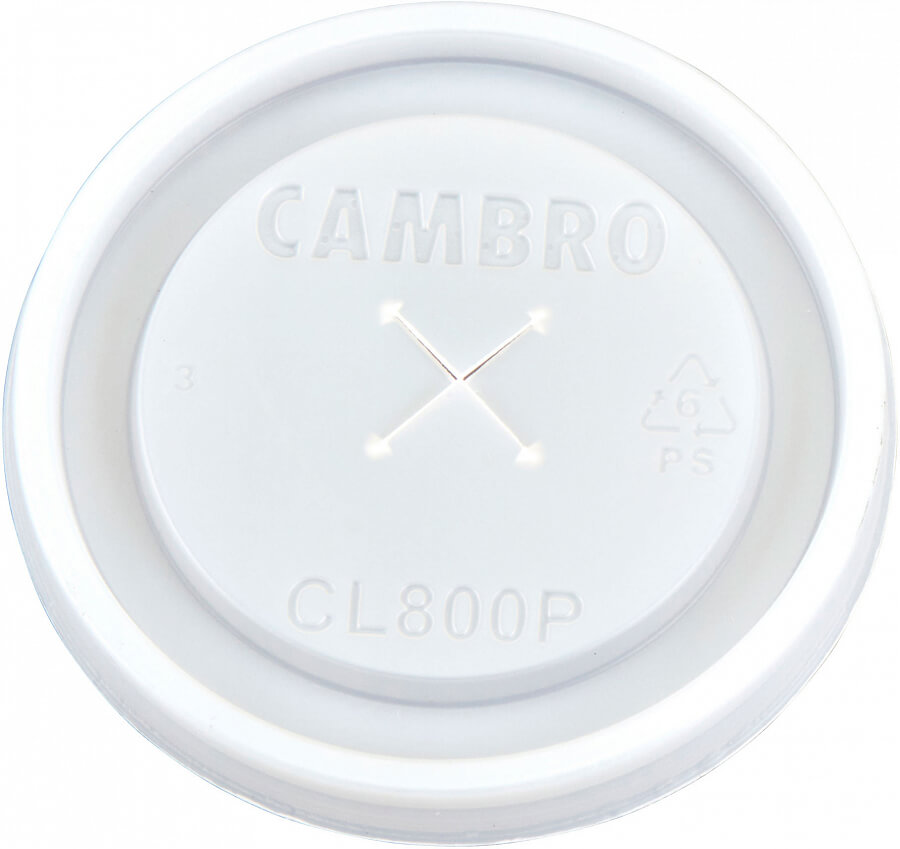 Cambro CL800P190, CamLid® Colorware Lid for 7.8 oz Tumblers ...